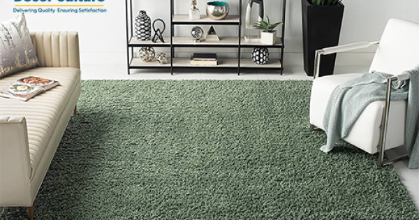 Solid Floor Carpet 10mm Olive Green – Durable & Stylish