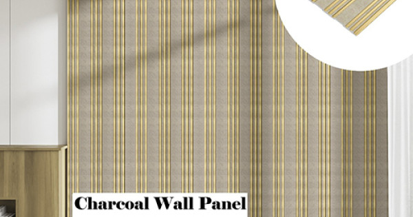 Charcoal Louver Panel LS- 0325- Premium Charcoal Wall Cladding | Decor ...