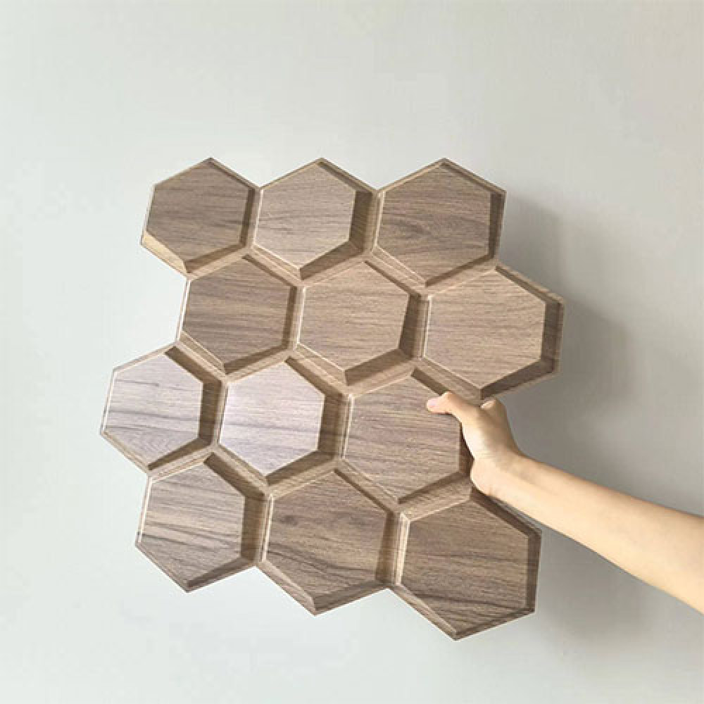 3D Wall Panel (20'' x 20'') – Modern Decorative Wall Design