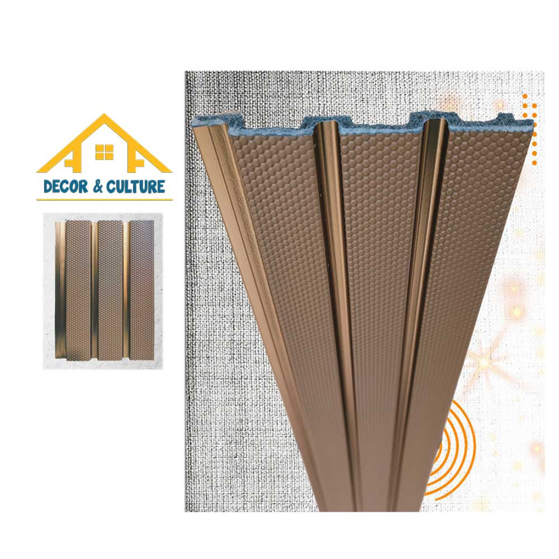 Louver Panel DCCP04 - Premium Charcoal Wall Cladding | Decor & Culture ...
