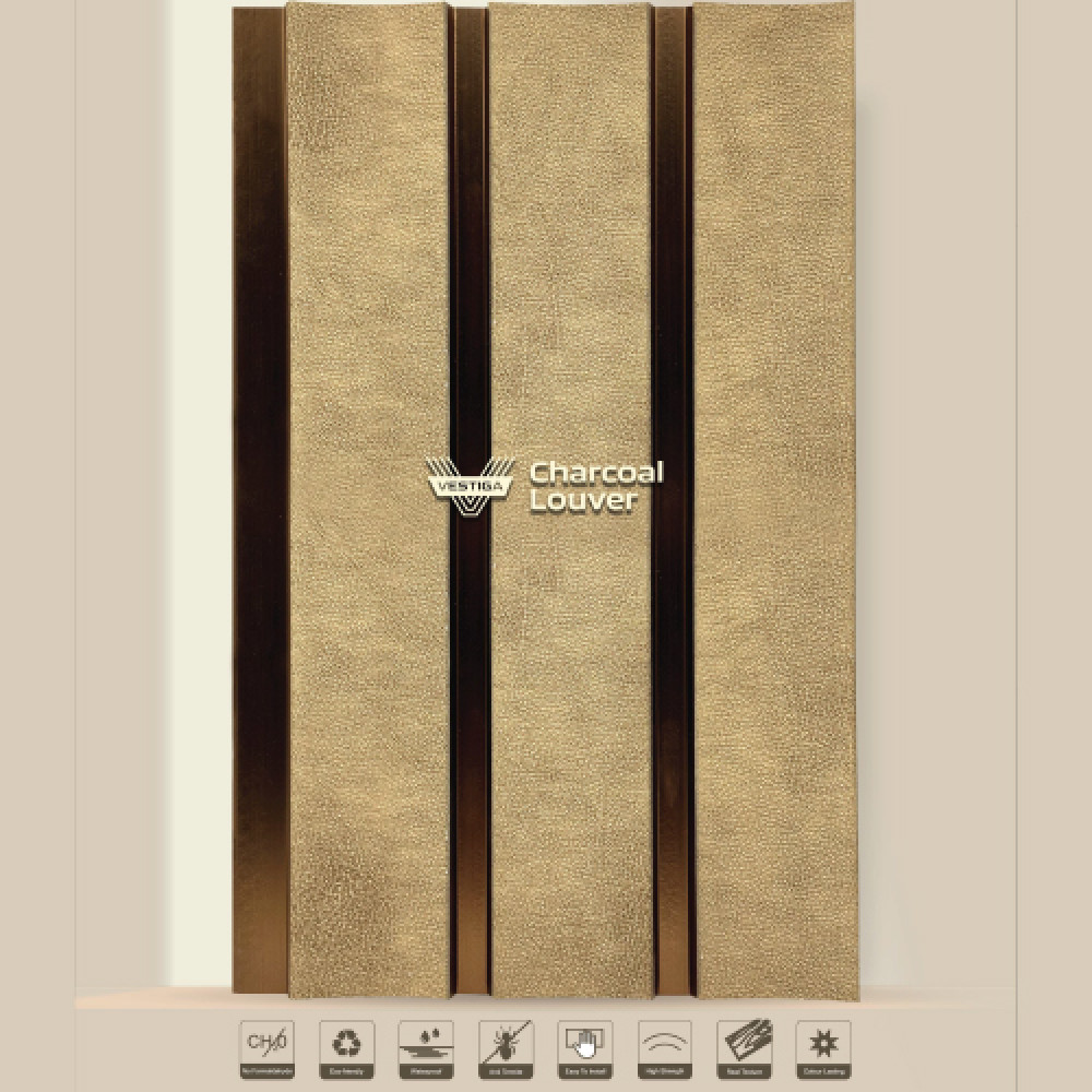 Charcoal Louver Panel CL 25 - Premium Charcoal Wall Cladding | Decor ...