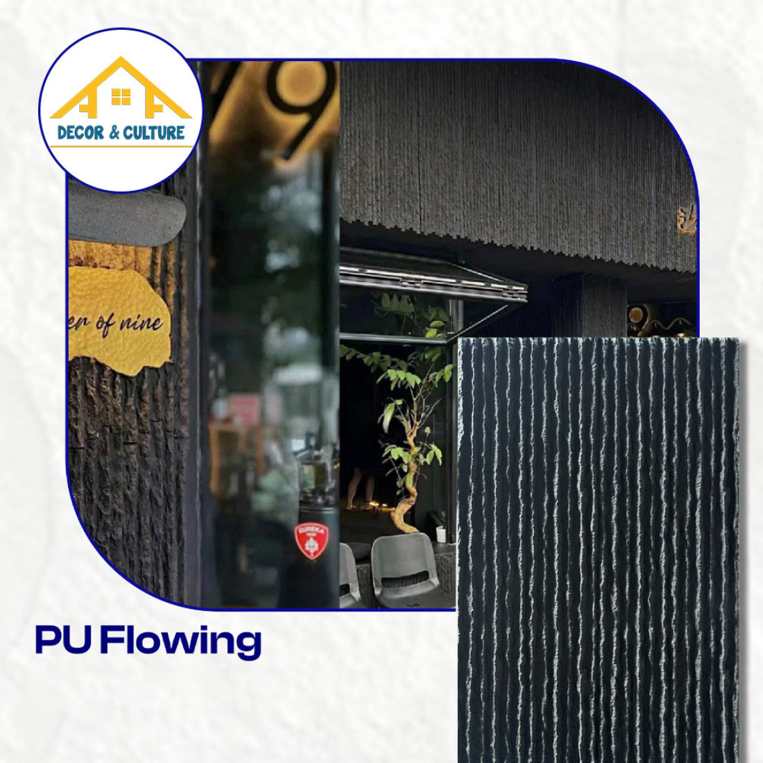 PU Flowing Stone Wall Panel Price in BD - Waterproof, Easy Install