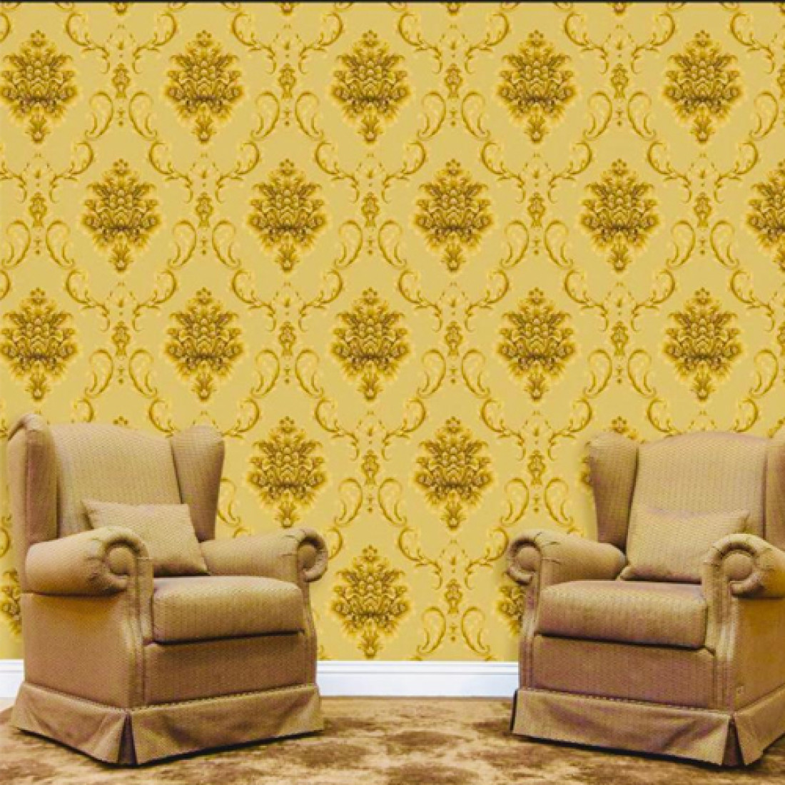 Floral embossed wallpaper FWB20