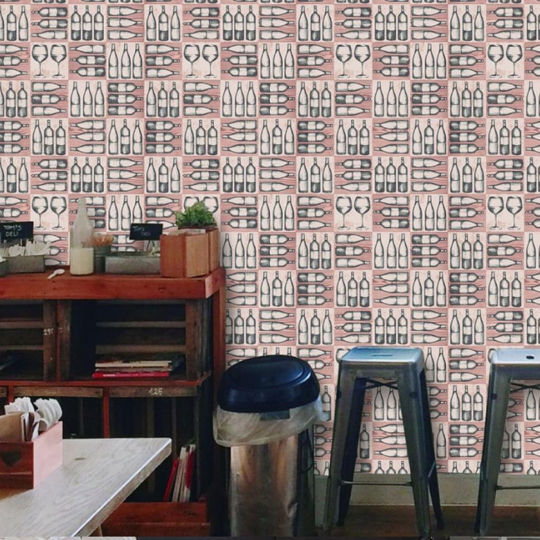 New restaurant wallpaper for shop or hotel in bd - decornculture